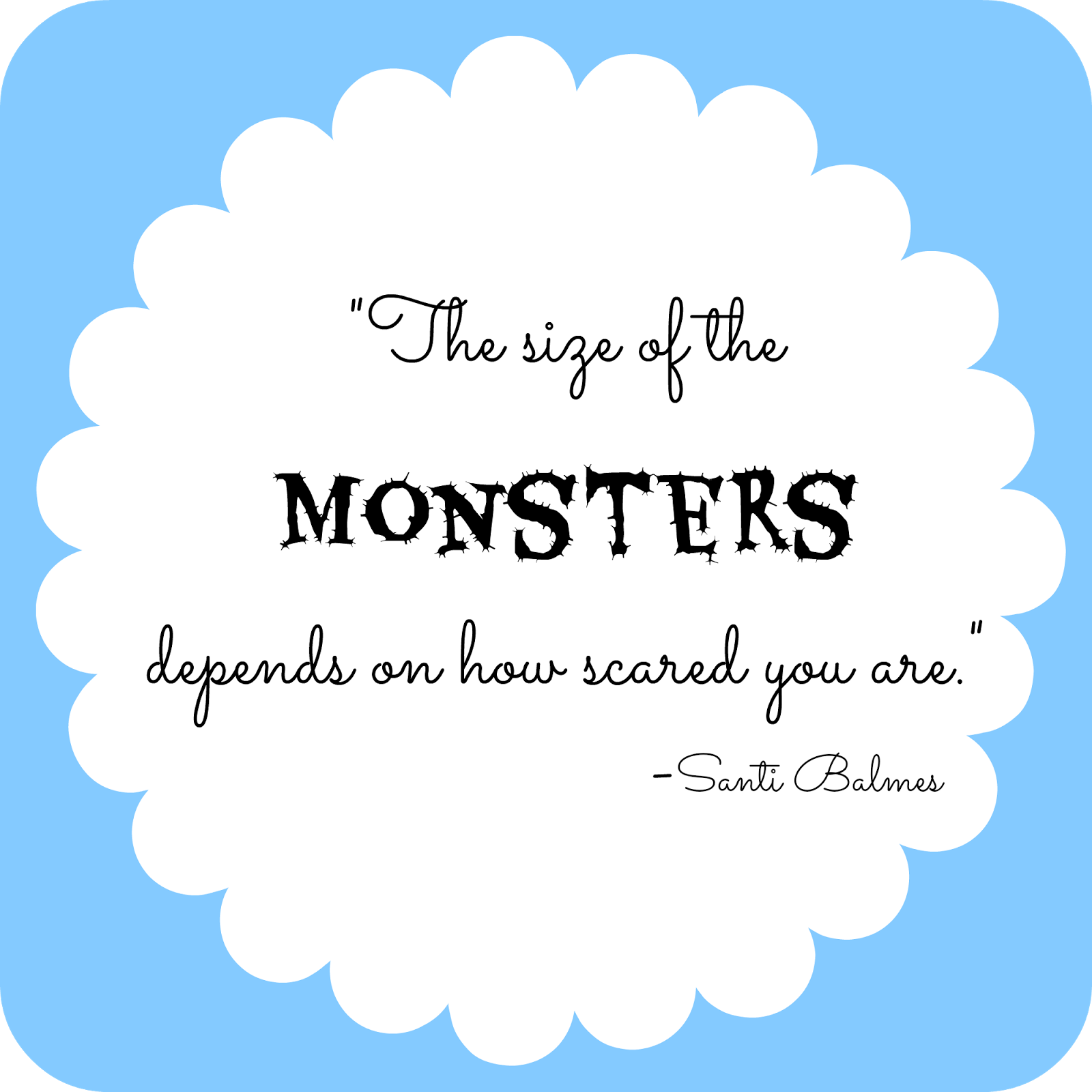 Big Hair and Books: I Will Fight Monsters for You