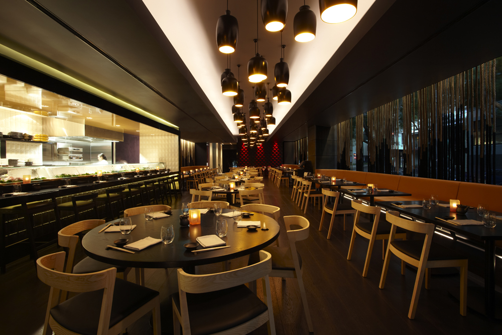 Beatiful Home Desaign: Simple Contrast in the Sokyo Restaurant Interior ...