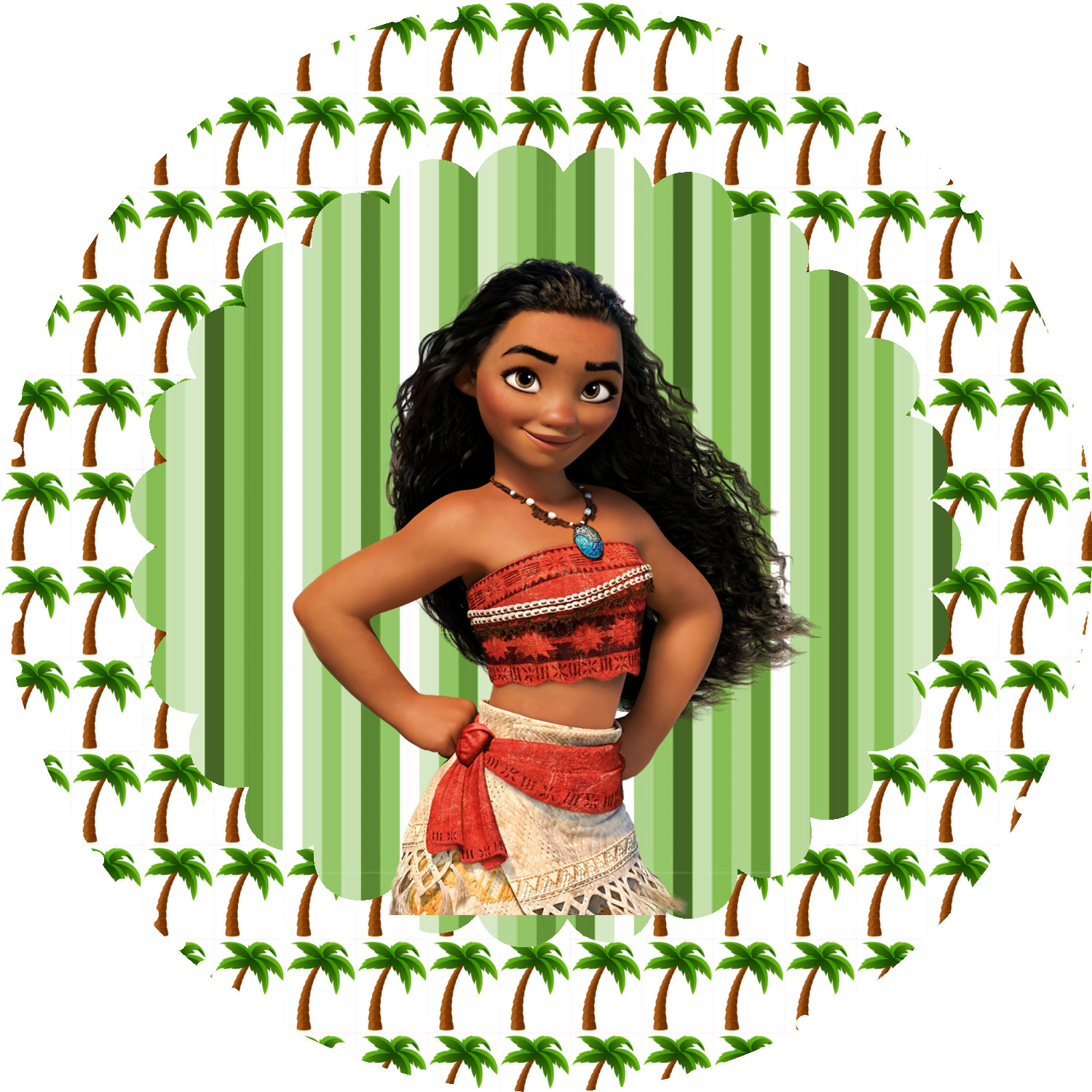 Rótulos de latinha no tema Moana 😍