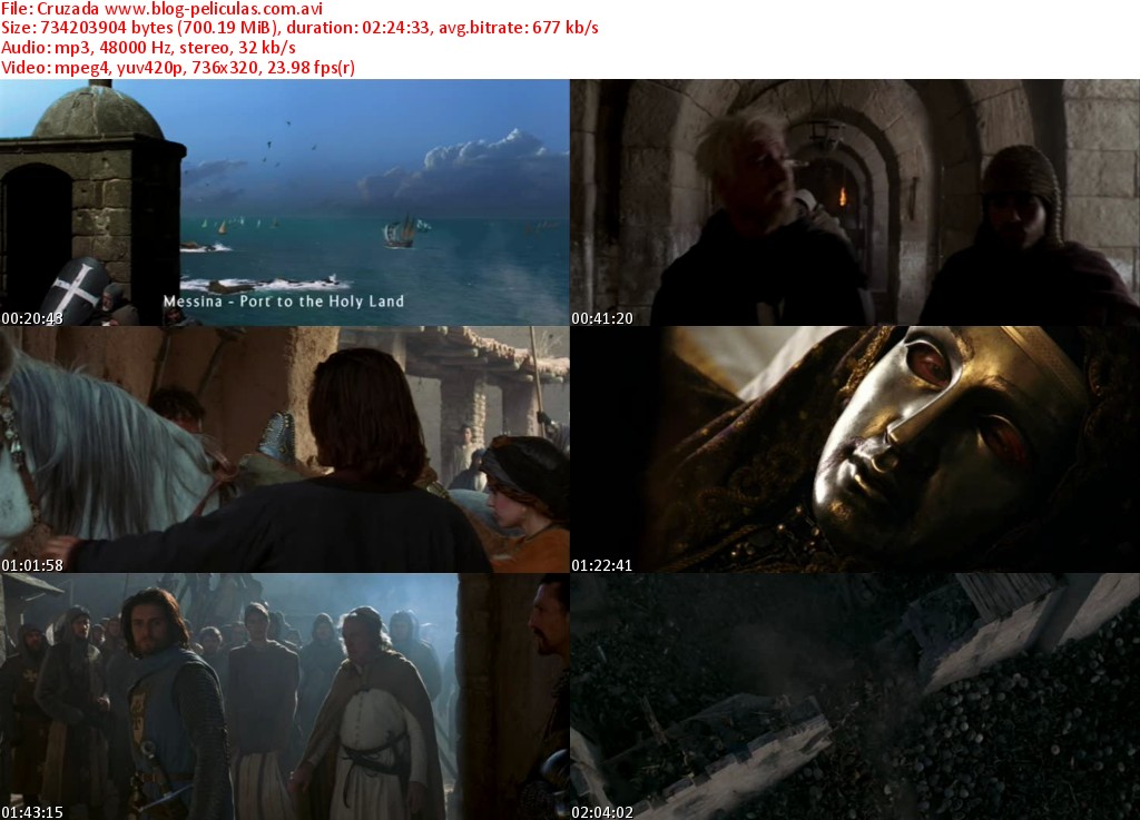 Descargar Cruzada en Español Latino (El Reino De Los Cielos)