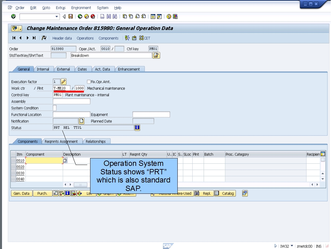 青蛙SAP分享 Froggy's SAP sharing: PM Status Control for Shop Papers ECC6.0 EhP2