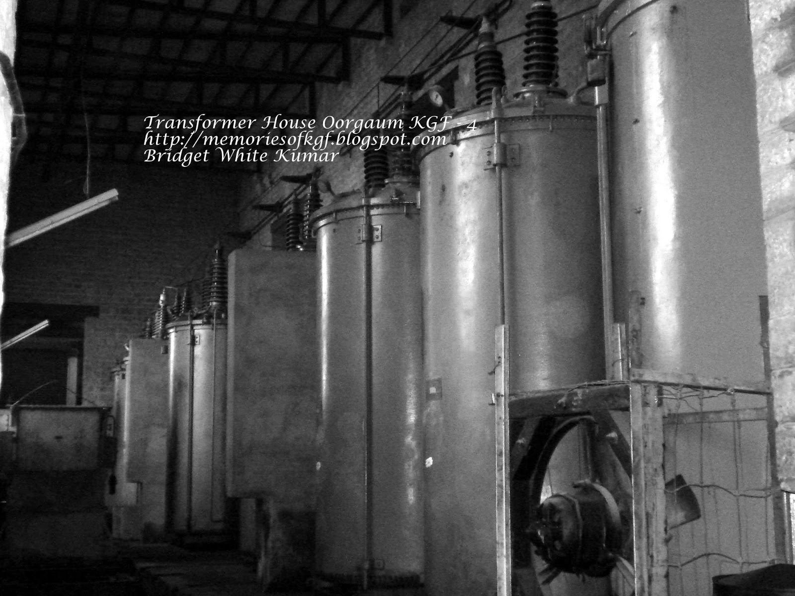 Kolar Gold Fields - NOSTALGIA: THE TRANSFORMER HOUSE IN OORGAUM KGF ...