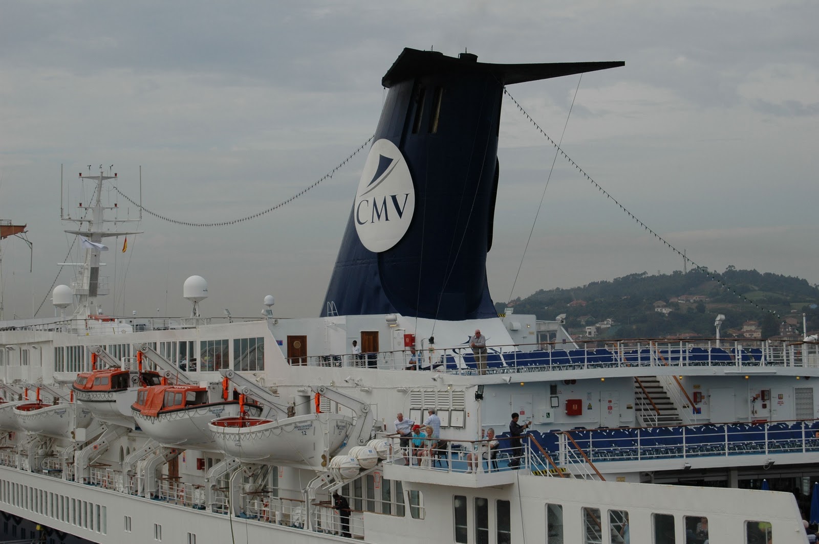 Cruise ship "OCEAN COUNTESS" at Gijon, last week