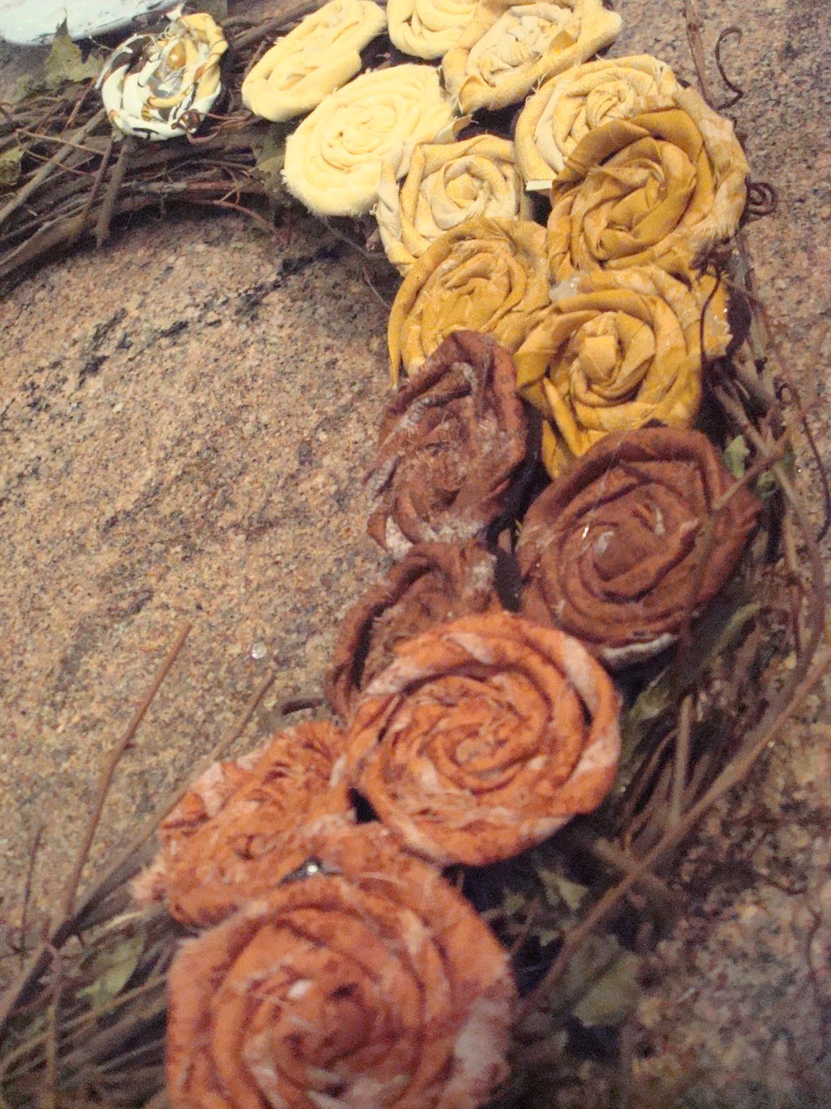 House of Chic and Penoche: Fall Ombre Rosette Wreath