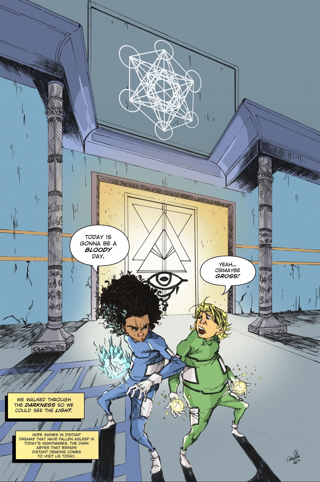 1Invasor Studio: When the Heroes Fall - short comic book