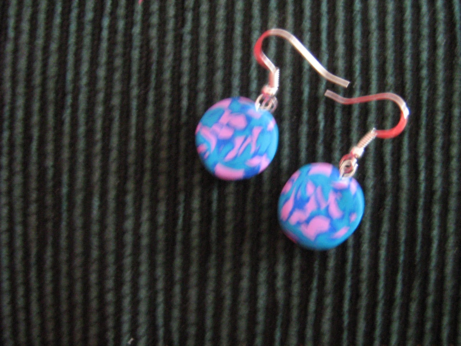 Cercei fimo, bijuterii handmade