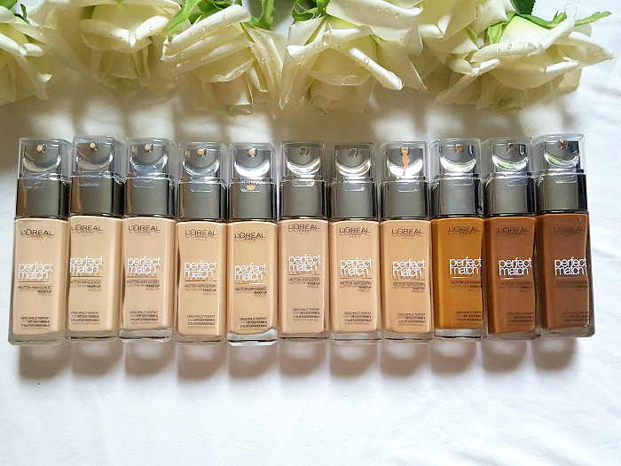 L´Oréal Paris - Perfect Match Foundation - Swatches & Review 29 Nuancen ...