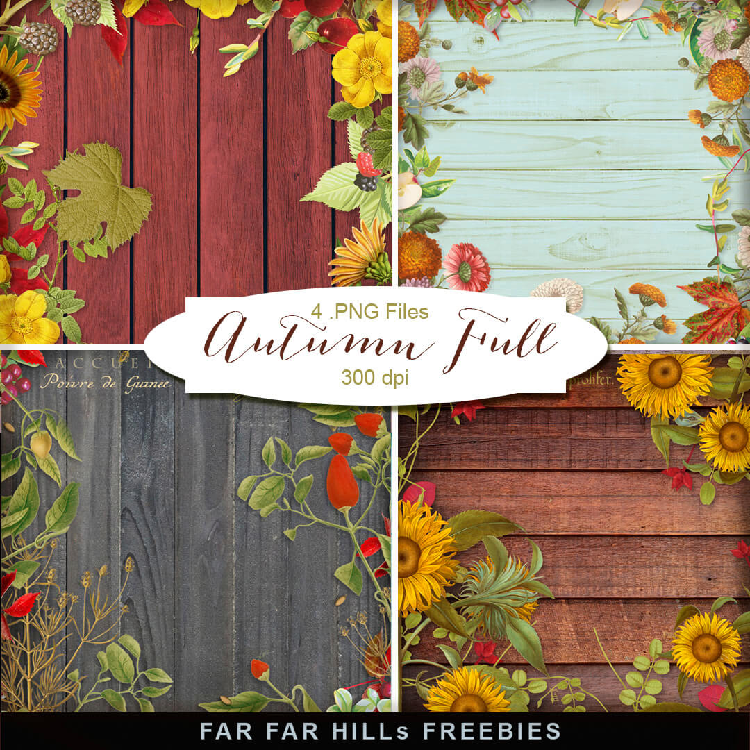 New Freebies Kit of Backgrounds - Autumn Full:Far Far Hill - Free ...
