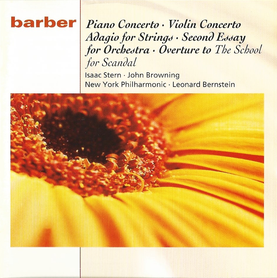 O SER DA MÚSICA: Samuel Barber (1910-1981) - Violin Concerto, Op. 14, Piano Concerto, Op. 38 ...