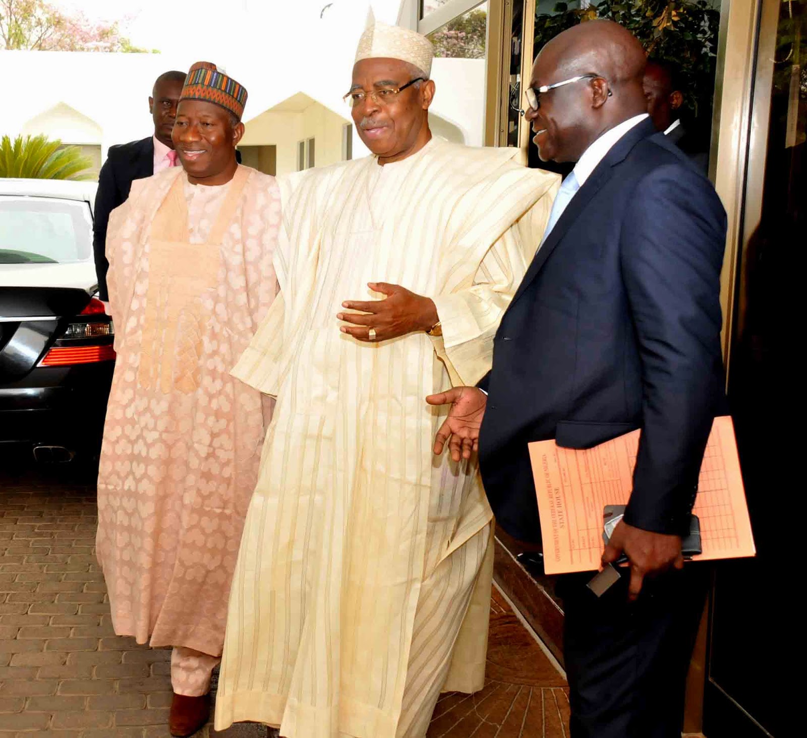 Nigeria Today: Photos: TY Danjuma visits President Jonathan