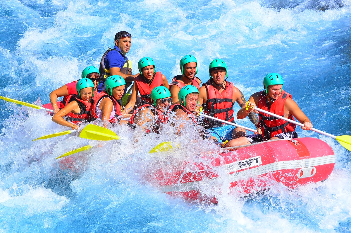 Antalya Rafting Turkije Turkse Rivièra Openlucht Activiteiten Riviersporten