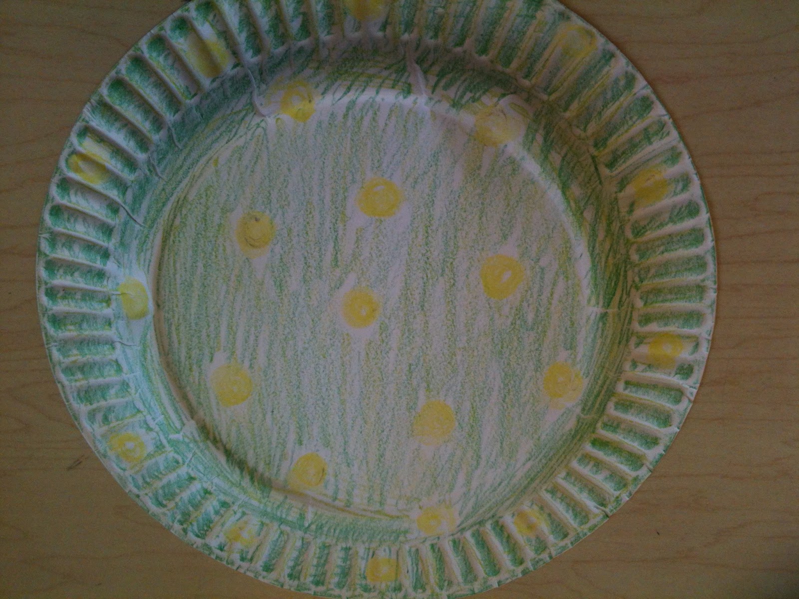 Getting Crafty: In A Good Way: Paper Plate Dino