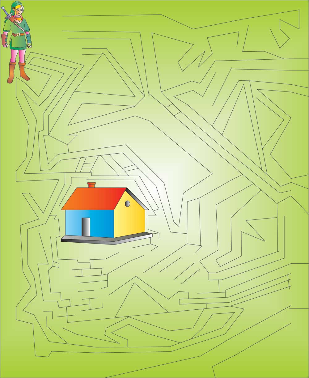 Help Link to Reach Saria's House - Zelda Maze Puzzle