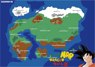 Alexgilart: Mapa de la serie Dragon Ball Z