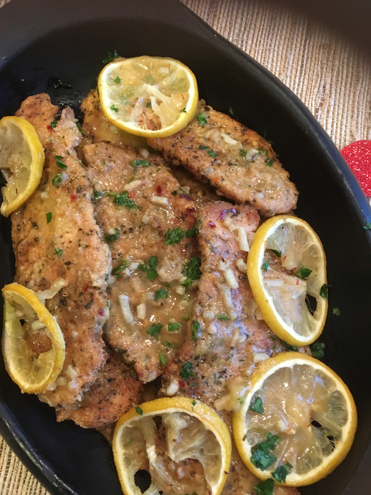 Gluten Free Lite: Baked Lemon Chicken Cutlets