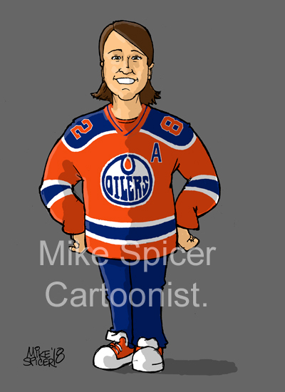Mike Spicer Cartoonist / Caricaturist.: Edmonton Oilers Fans ...