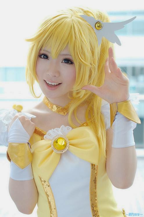 Cosplay Photos in Zip: Smile PreCure! Cure Peace Cosplay by Kurasaka Kururu