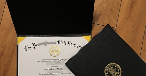 How To Buy A Fake Diploma Online?: Penn State diploma cover for sale ...