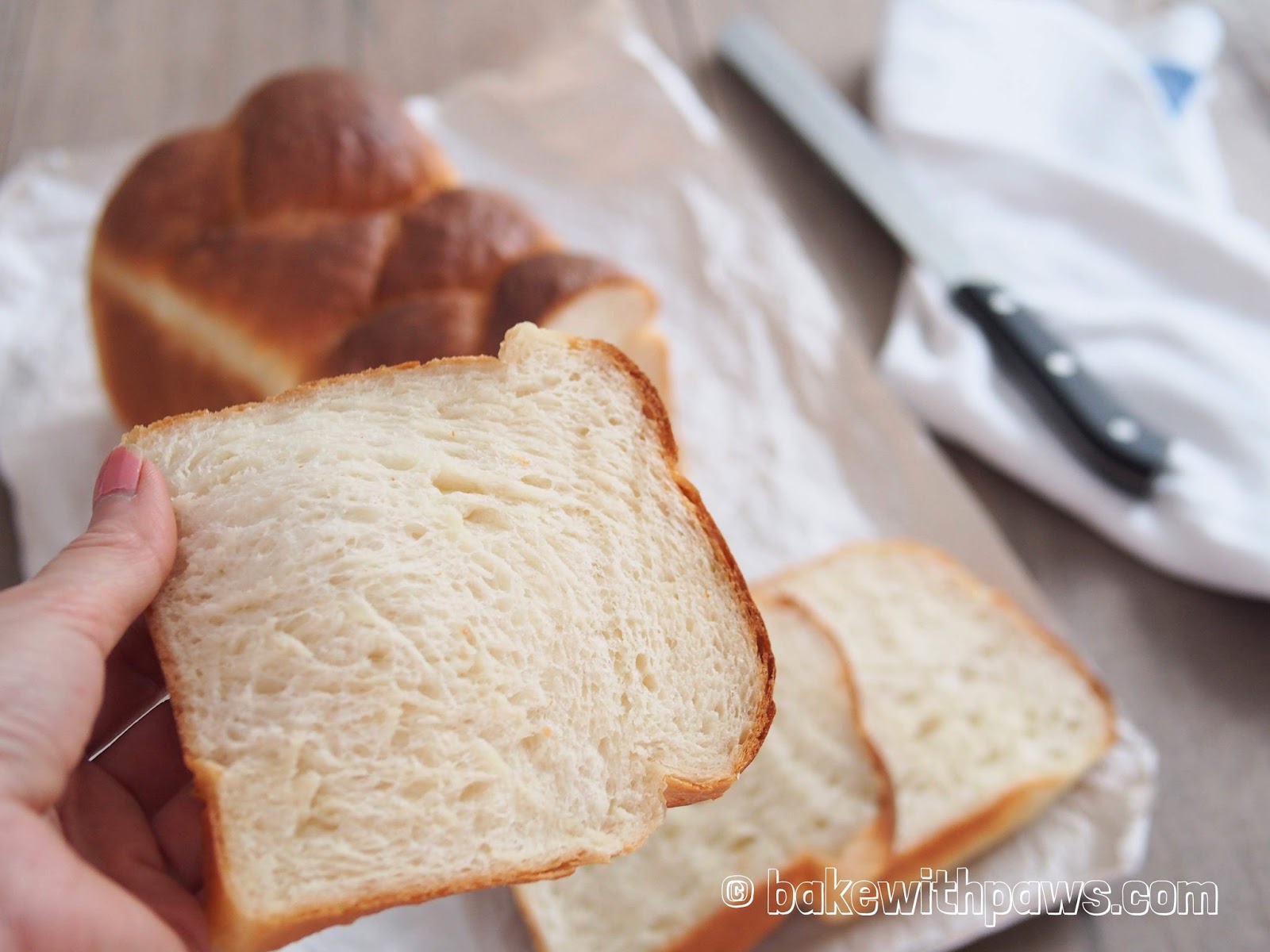 Ultra Soft Sticky Rice Bread - BAKE WITH PAWS