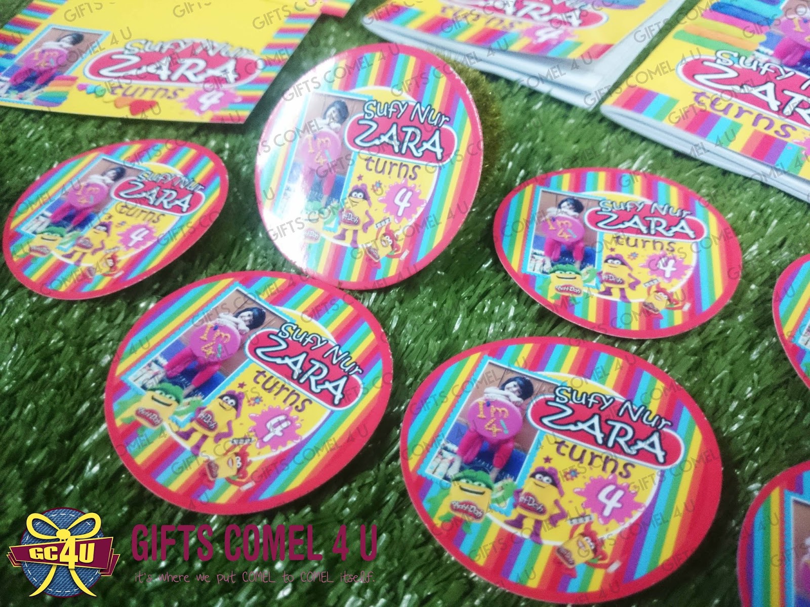 Gifts Comel 4 U: Stickers & TQ Tag