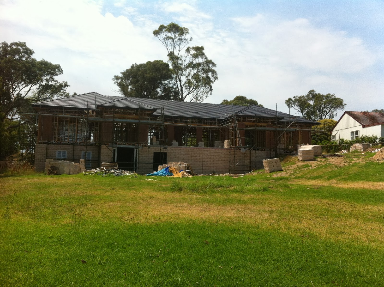 New home build with timbercrete