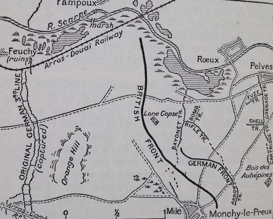 WW1 and WW2 Defences - Suffolk and beyond: Monchy le Preux - Somme trip ...