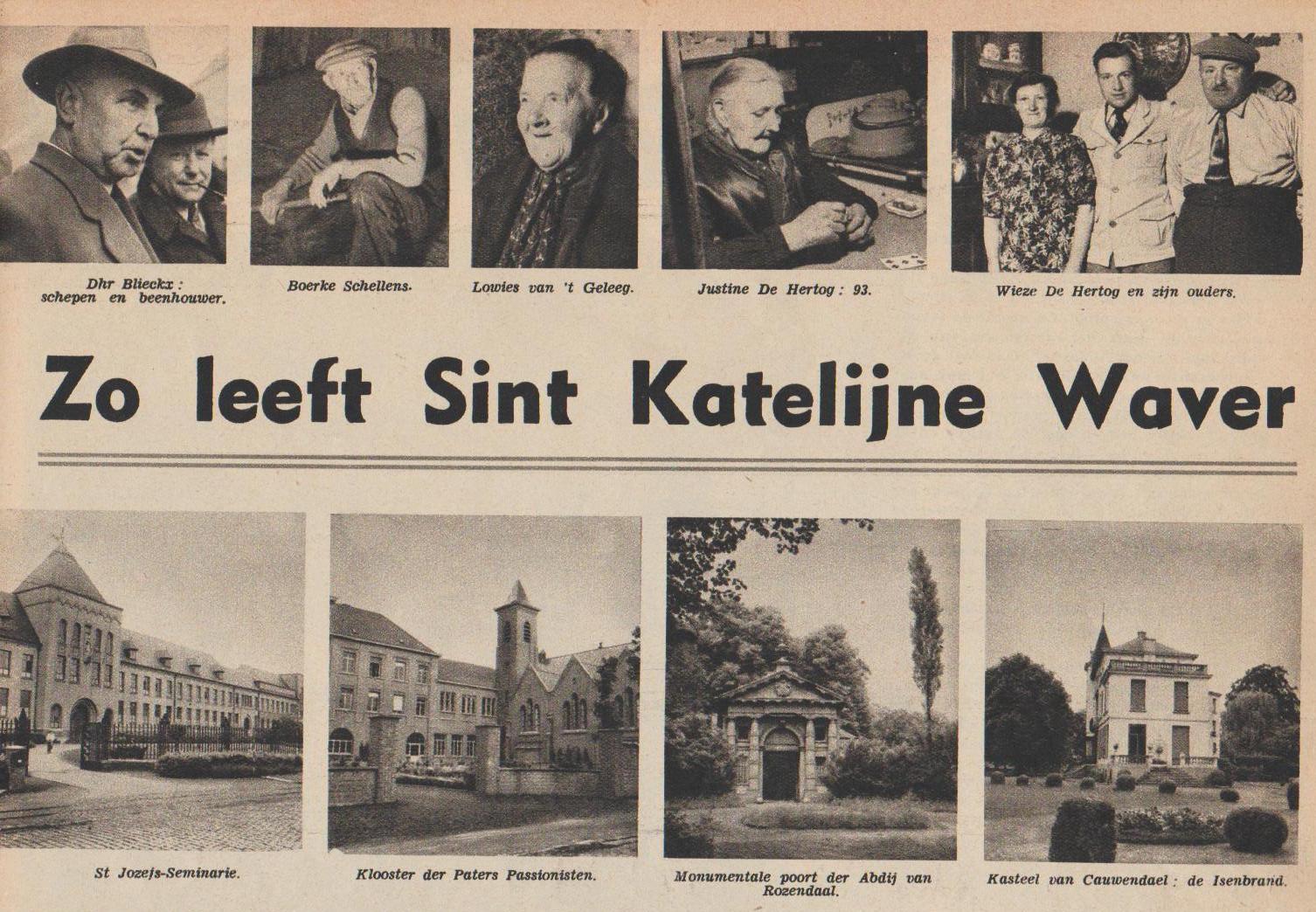 sint-katelijne-waver-blogt: Zo leefde SINT-KATELIJNE-WAVER in 1953 ...