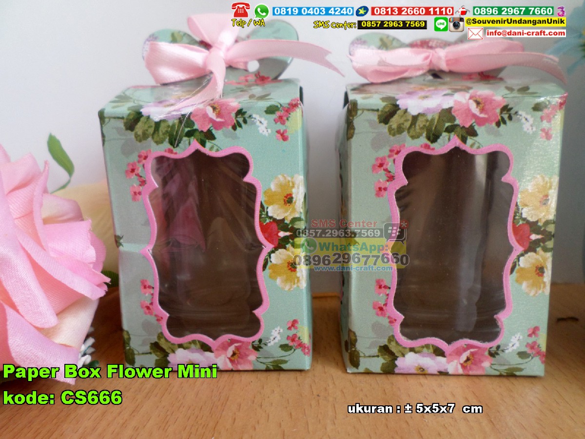 Paper Box Flower Mini | Souvenir Pernikahan