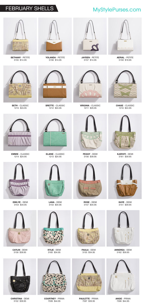 Miche Bags and Shells: Miche February 2013 Shells