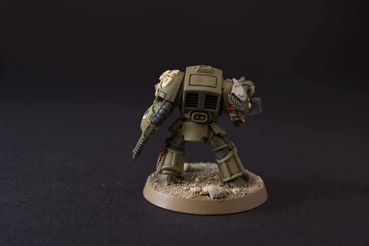 Whit's model domain: Raptor Space Marine Terminator - Colour Test