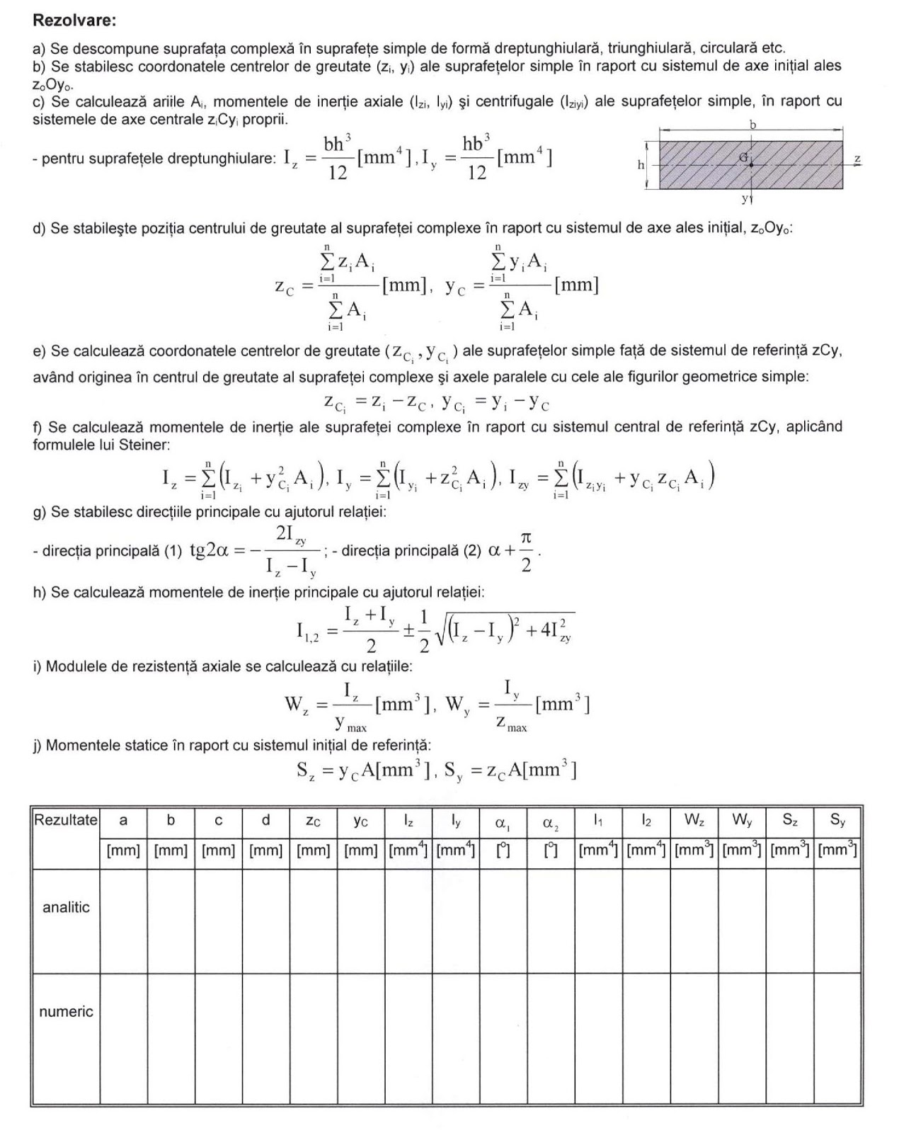 Rezistenta Materialelor - Mechanics of Materials - Résistance des ...