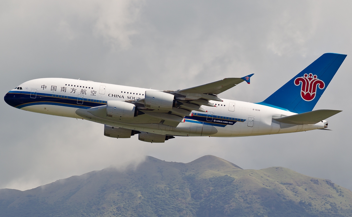 China Southern Airlines Airbus A380 at Hong Kong Airport - AIRCRAFT ...