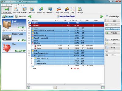 Personal Finance Application | Finance Application