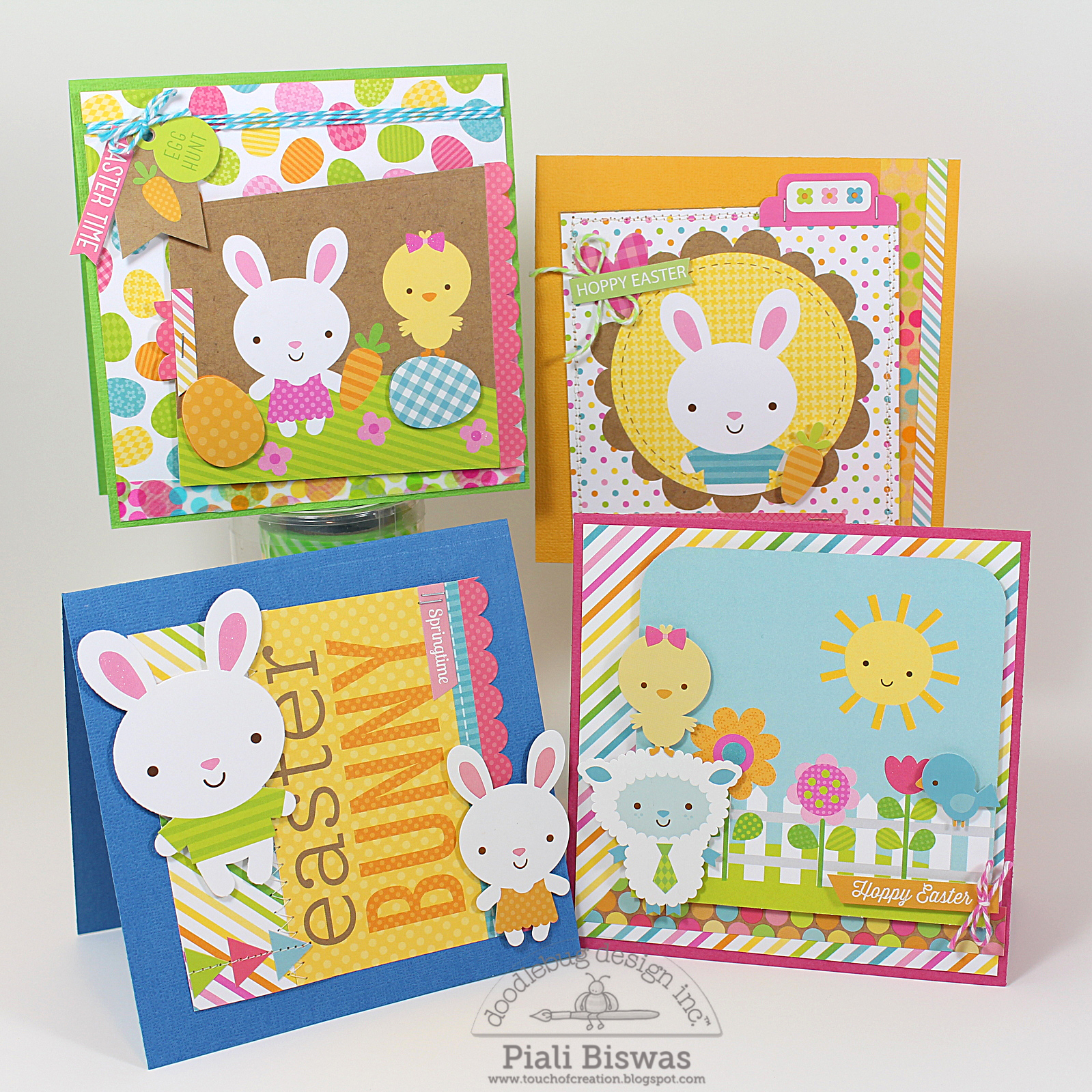 Doodlebug Design Inc Blog: Easter Parade Card Set and Bookmarks