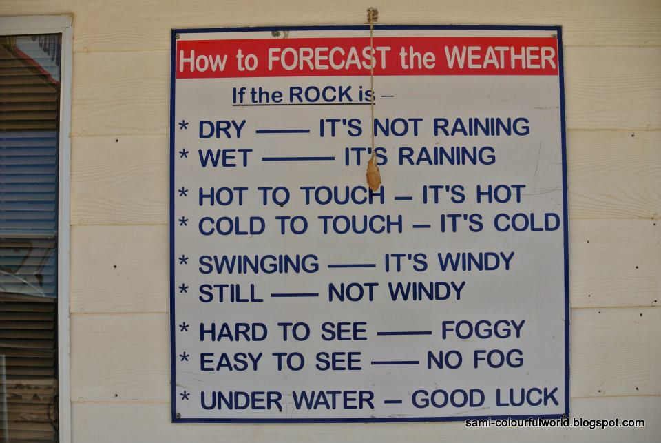 COLOURFULWORLD: Signs - How to forecast the weather