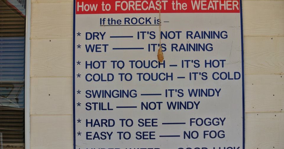 COLOURFULWORLD: Signs - How to forecast the weather