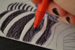 I teach art: How to make a Poly-board Print (Portrait)