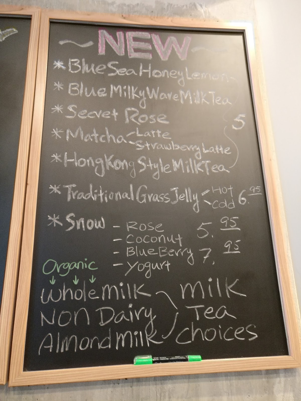 The Boba Files: Sno-Crave Tea House (San Francisco, CA) - Bay Area Menu ...