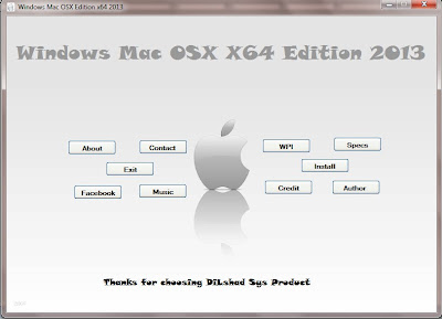 WINDOWS NEXT VERSION: Windows 7 Ultimate SP1 Mac OS X Edition 2013 (x86 ...