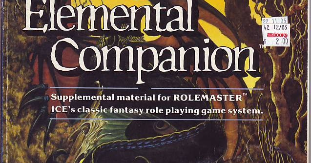 Quag Keep: ICE - Rolemaster: Elemental Companion