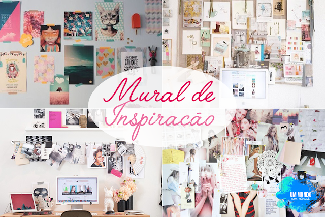 Decoração: Mural de Inspiração - Um Mundo Em Duas