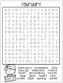 1st Grade Hip Hip Hooray!: February Literacy Packets