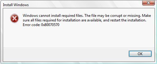 Cara Mengatasi Pesan eror Windows cannot be install required files 100% work - Maftuhi Net