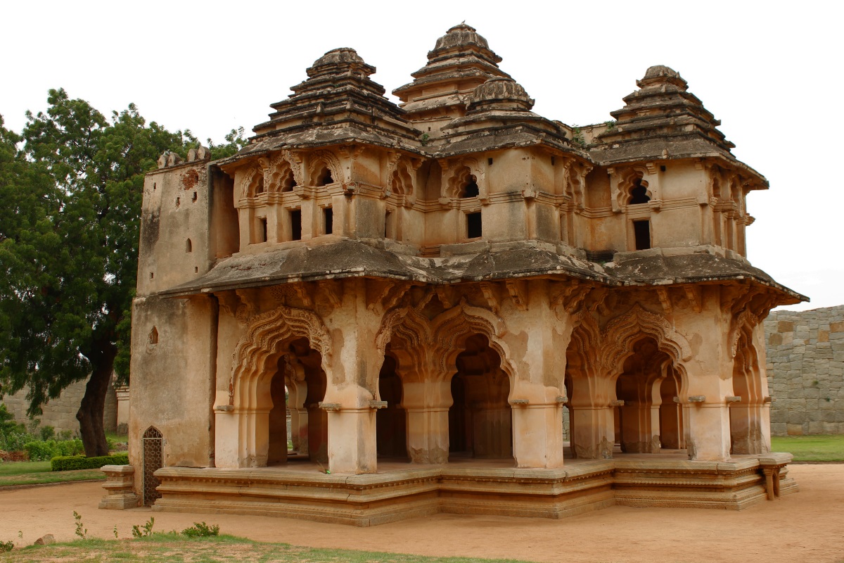 Journeys across Karnataka: Zenana Enclosure - Lotus Mahal and Watch Towers