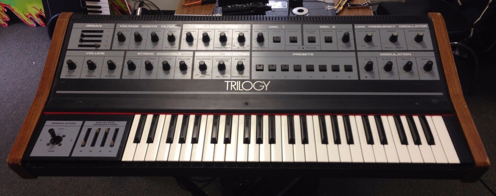 MATRIXSYNTH: Crumar Trilogy Analog Polyphonic Synthesizer