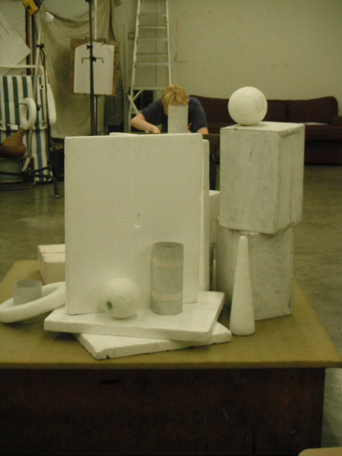 Basic Drawing 1: Still Life - Cubes, Spheres, Cones, and Cylinders