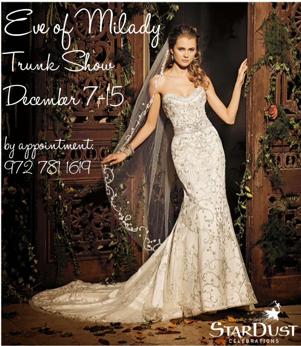 Fly Me to the Moon: Extended Trunk Show for Eve of Milady