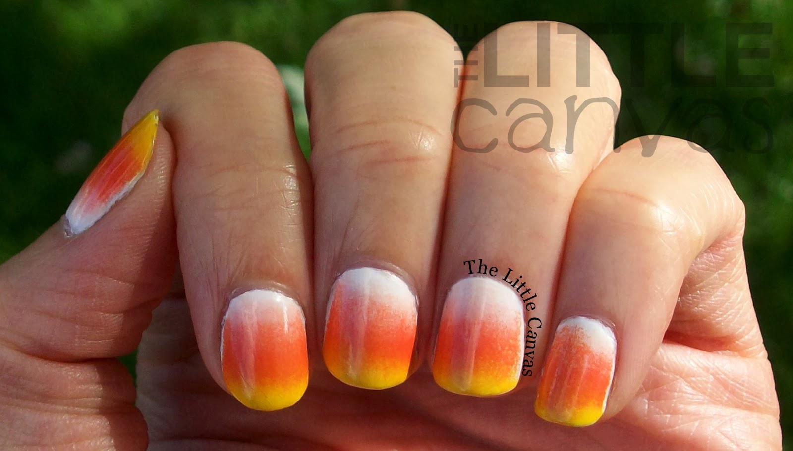 Candy Corn Gradient - The Little Canvas