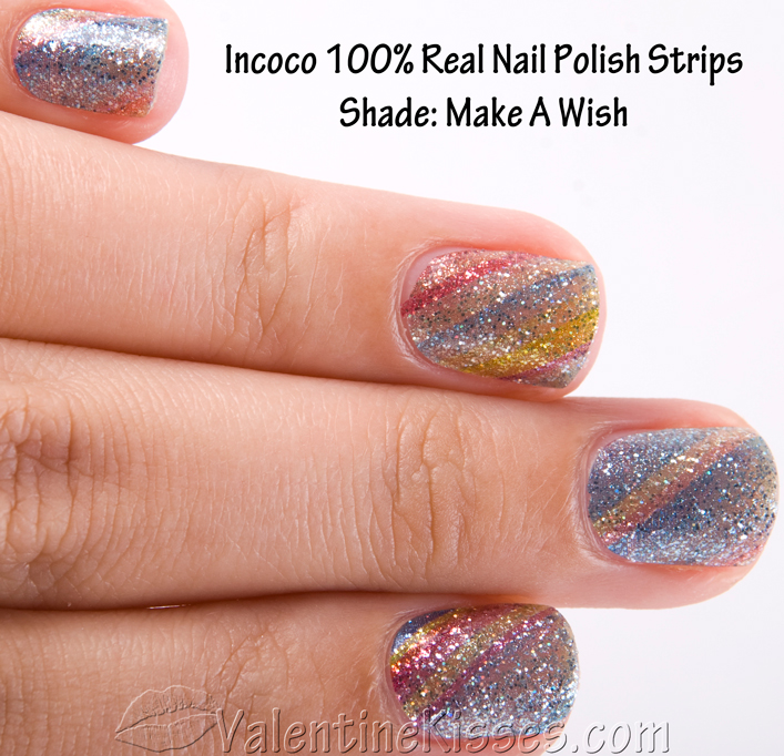 Valentine Kisses: Incoco 100% Real Nail Polish Strips in shade Make A ...