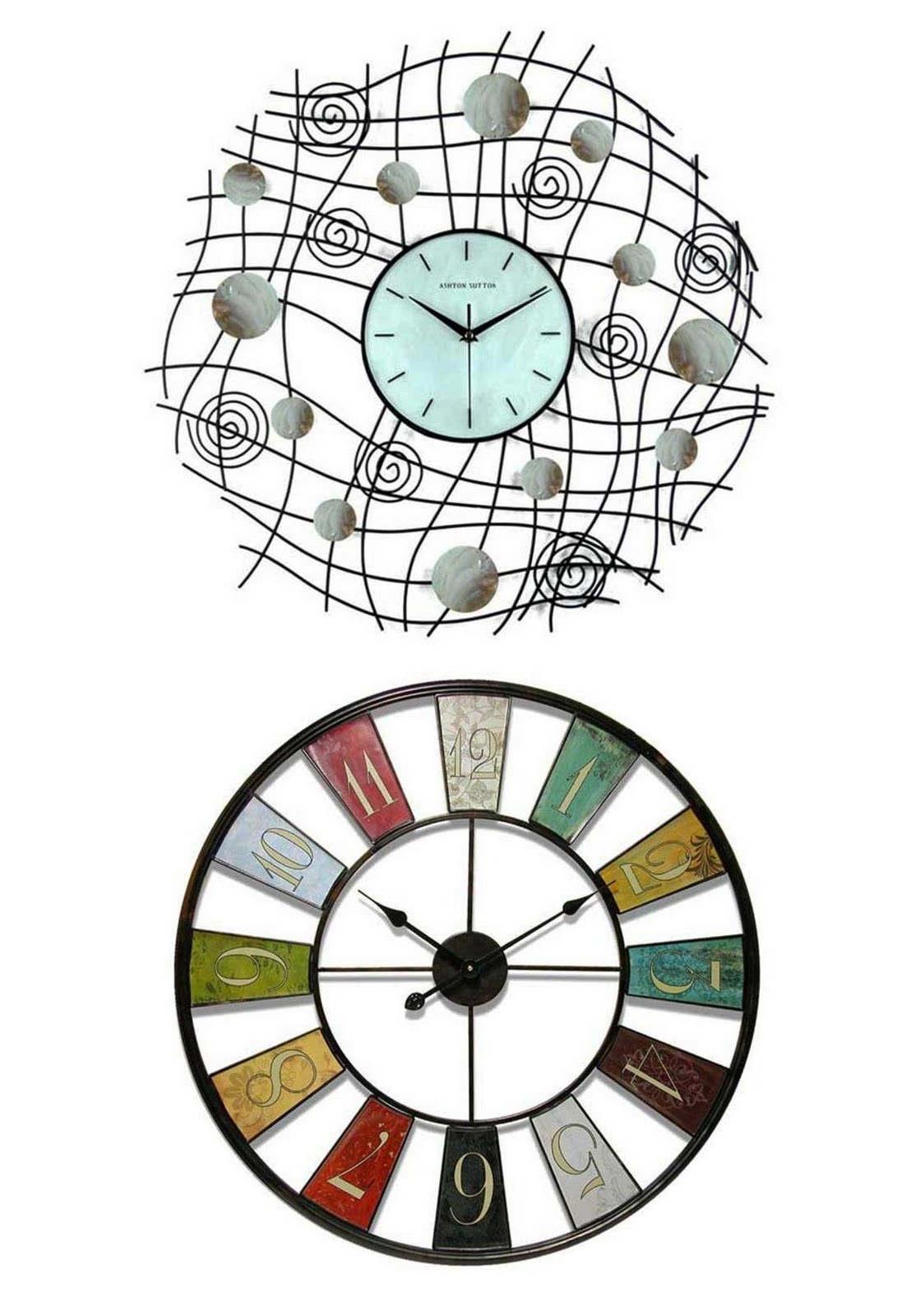 large wall clocks: Metal Art Clocks